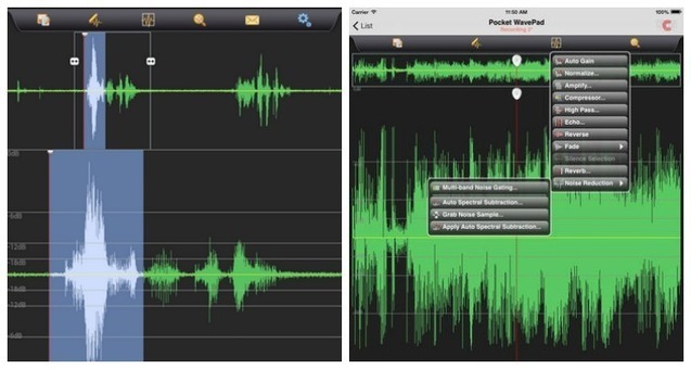 WavePad un editor de audio para trabajar desde Android e iOS ...
