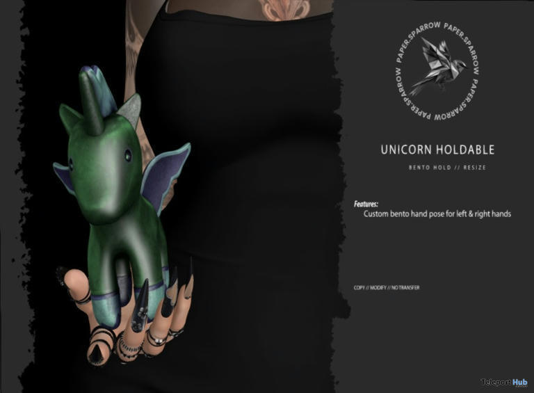 Holdable Unicorn June 2023 Group Gift by Paper....