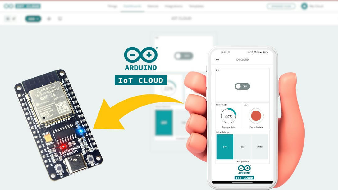 Arduino IOT Cloud Use LED ON/OFFArduino IoT Clo...