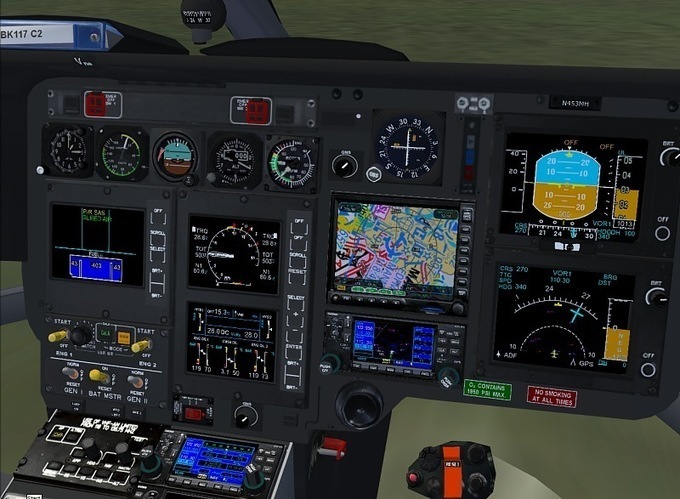 ICARO Eurocopter EC145 for FS2004 - EMS Interio...