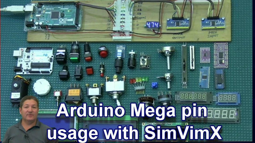 Arduino Mega pin usage with SimVimX | Raspberry...
