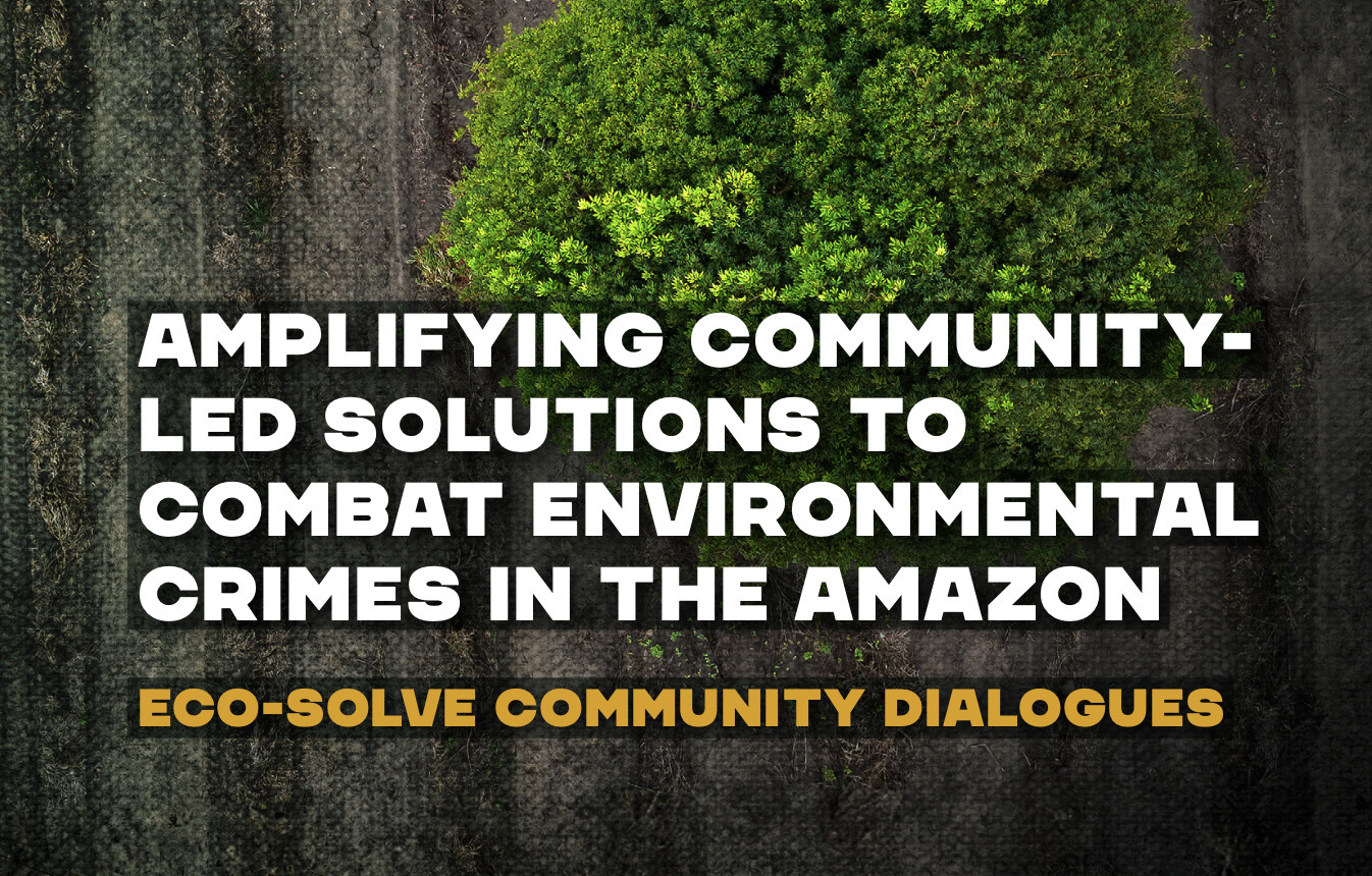 Amplifying community-led solutions to combat en...