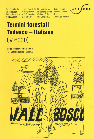 (DE) (IT) (XLS) – Termini forestali V6000 di Marco Conedera & Fulvio ...