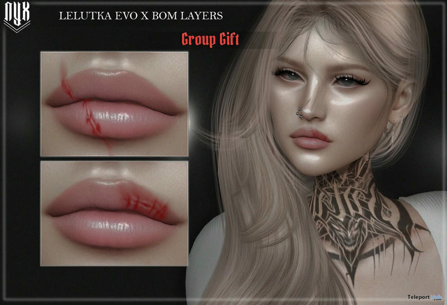Amelia Lip Pack BOM For Lelutka EvoX May 2025 G...
