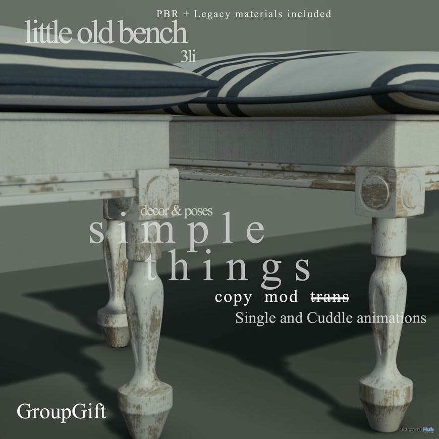 Little Old Bench August 2024 Group Gift by Simp...