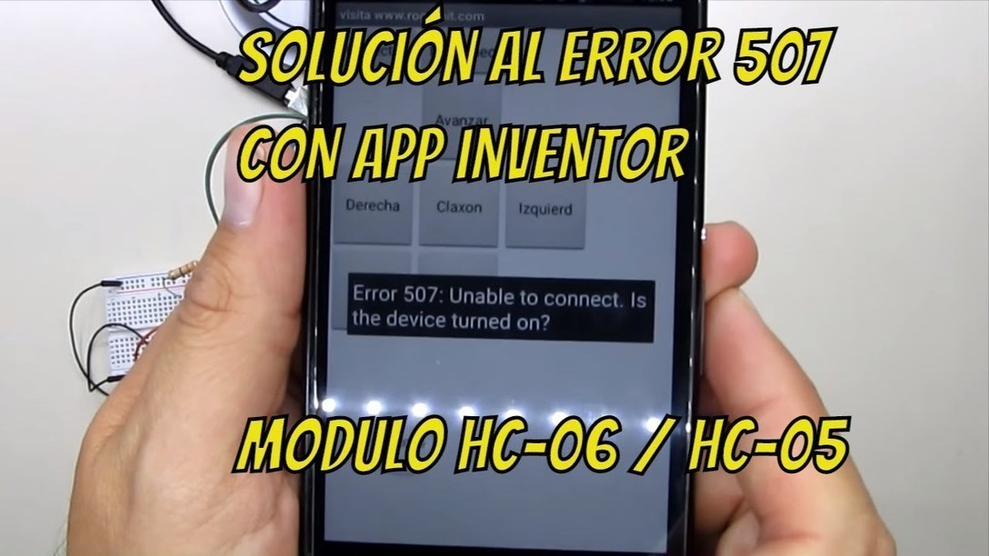 Solución (temporal) error 507 entre App ...