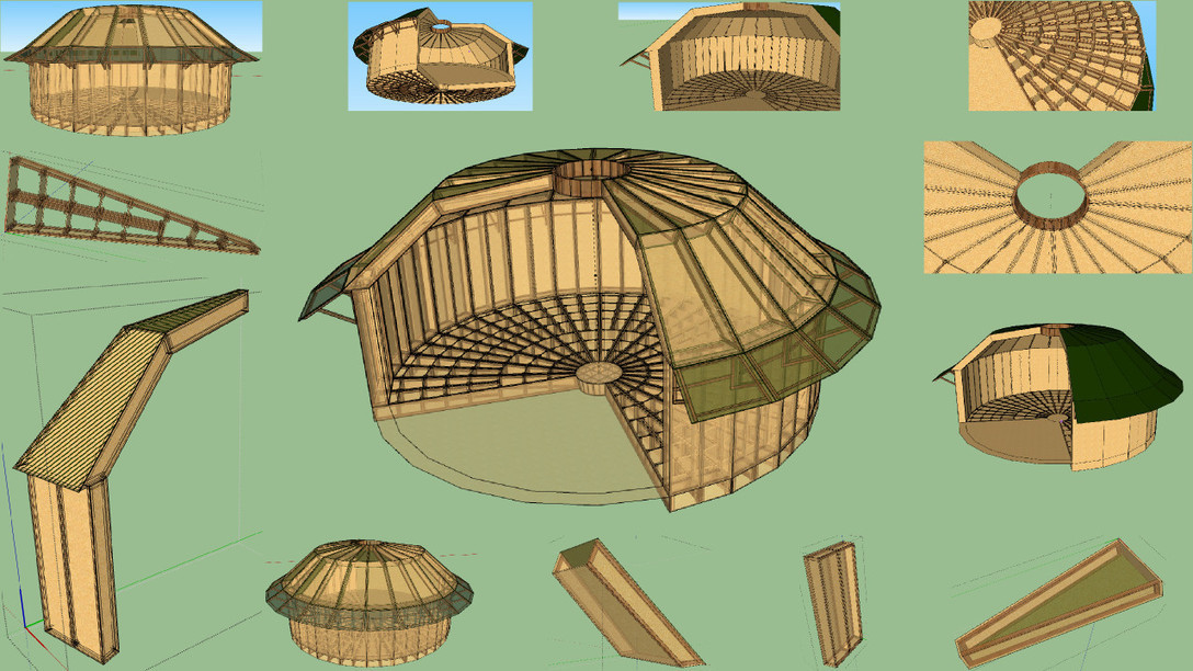 Construisez votre éco-maison ronde en bo...