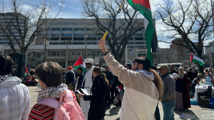 Indigenous and Palestinian communities gather i...