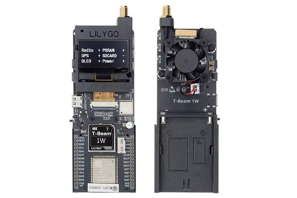 LILYGO T-Beam 1W - An ESP32-S3 + SX1262 high-po...
