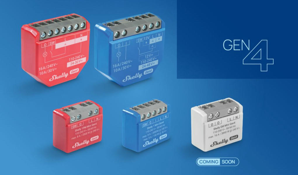 Shelly launches Gen4 multi-protocol smart switc...