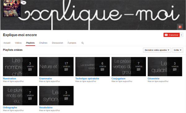 Chaîne "Explique-moi encore"