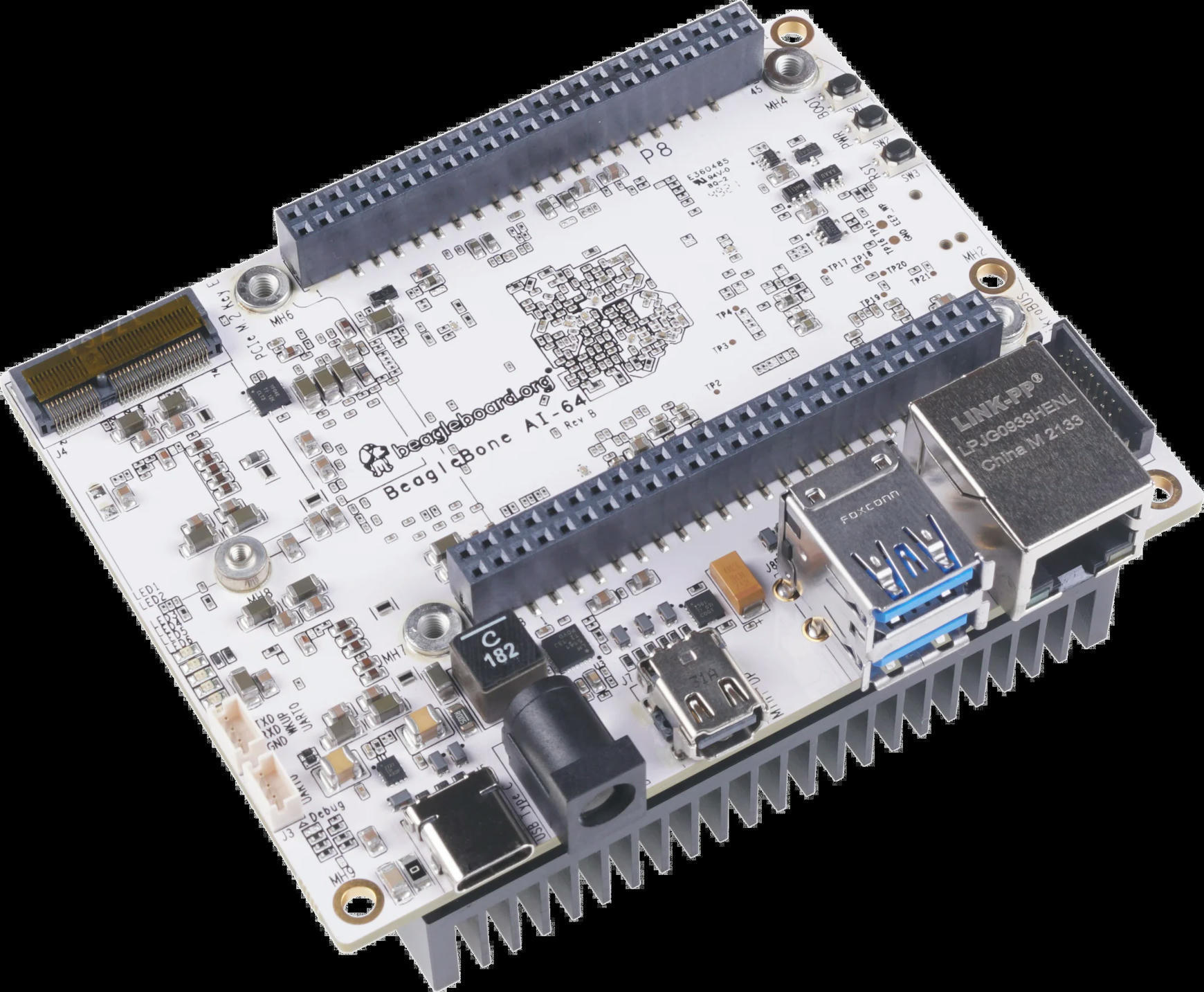 BeagleBone AI-64 comes with TDA4VM SoC from Tex...