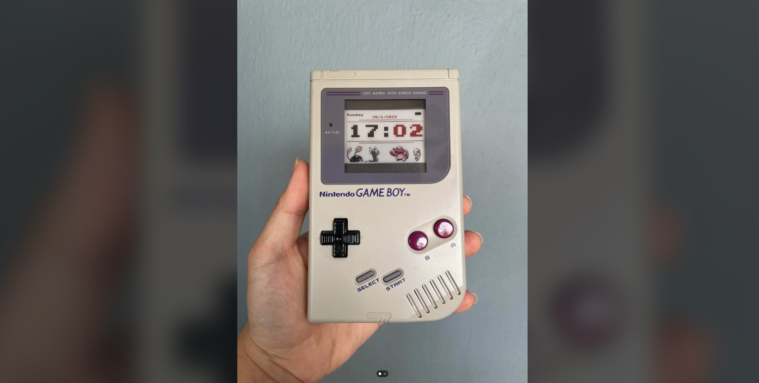 This genius turned a real Game Boy into a retro...