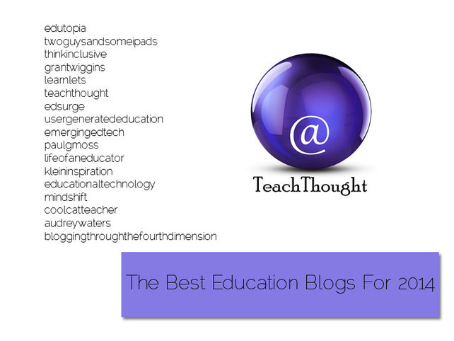 The Best Education Blogs For 2014: One List | E...