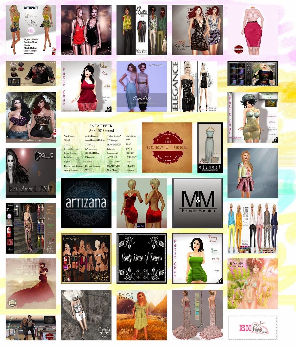 New Round of Sneak Peek! | The SL Runway | Second Life Fashion Addict