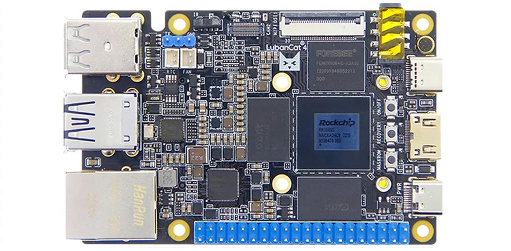 EmbedFire LubanCat 4 card computer - A Rockchip...