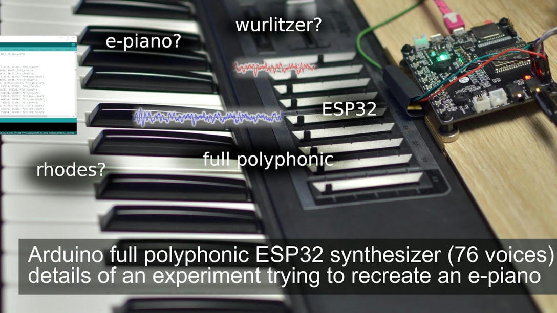 Arduino Full Polyphonic Esp32 Synthesizer Det