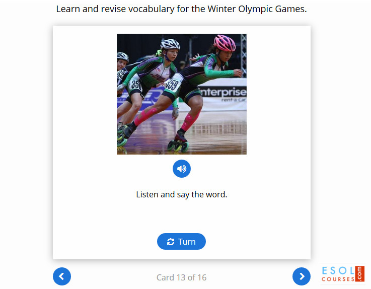 The Winter Olympic Games - ESL Flashcards | Eng...