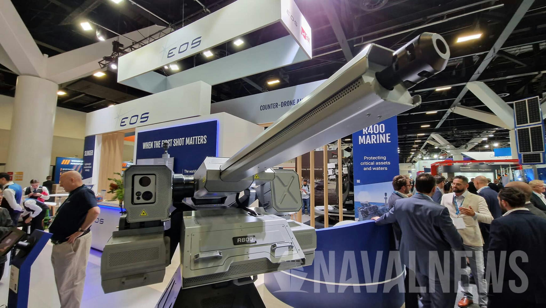 Laser weapon "Dazzler" shown by Austr...