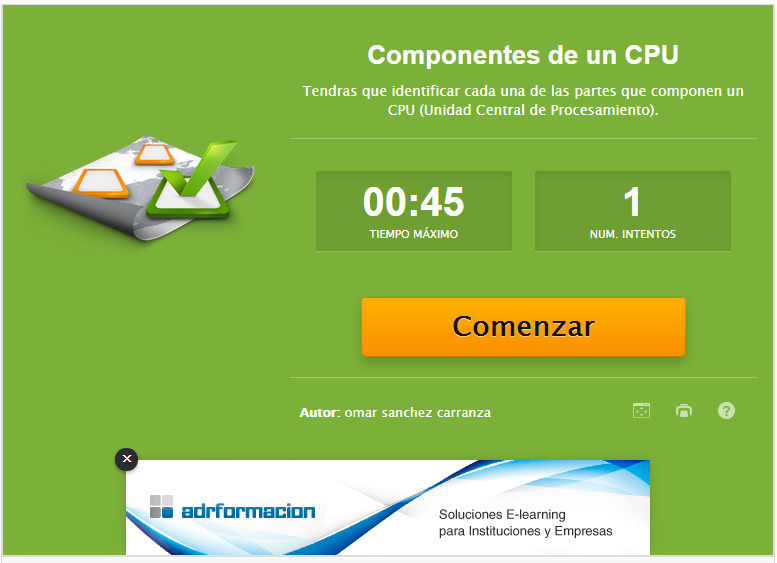 Mapa Interactivo Componentes de una CPU | Progr...